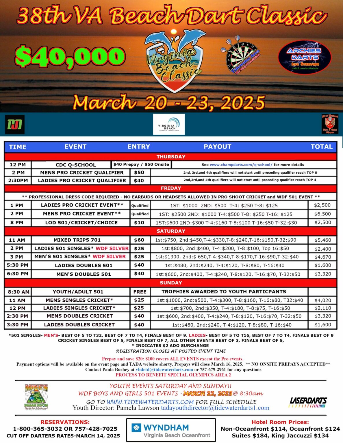 Virginia Beach Dart Classic – DartCalendar
